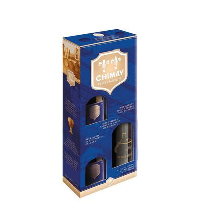 Chimay Blue Gift Set Bieres de Chimay 1x 750ml bottle 2x 330ml bottles ...